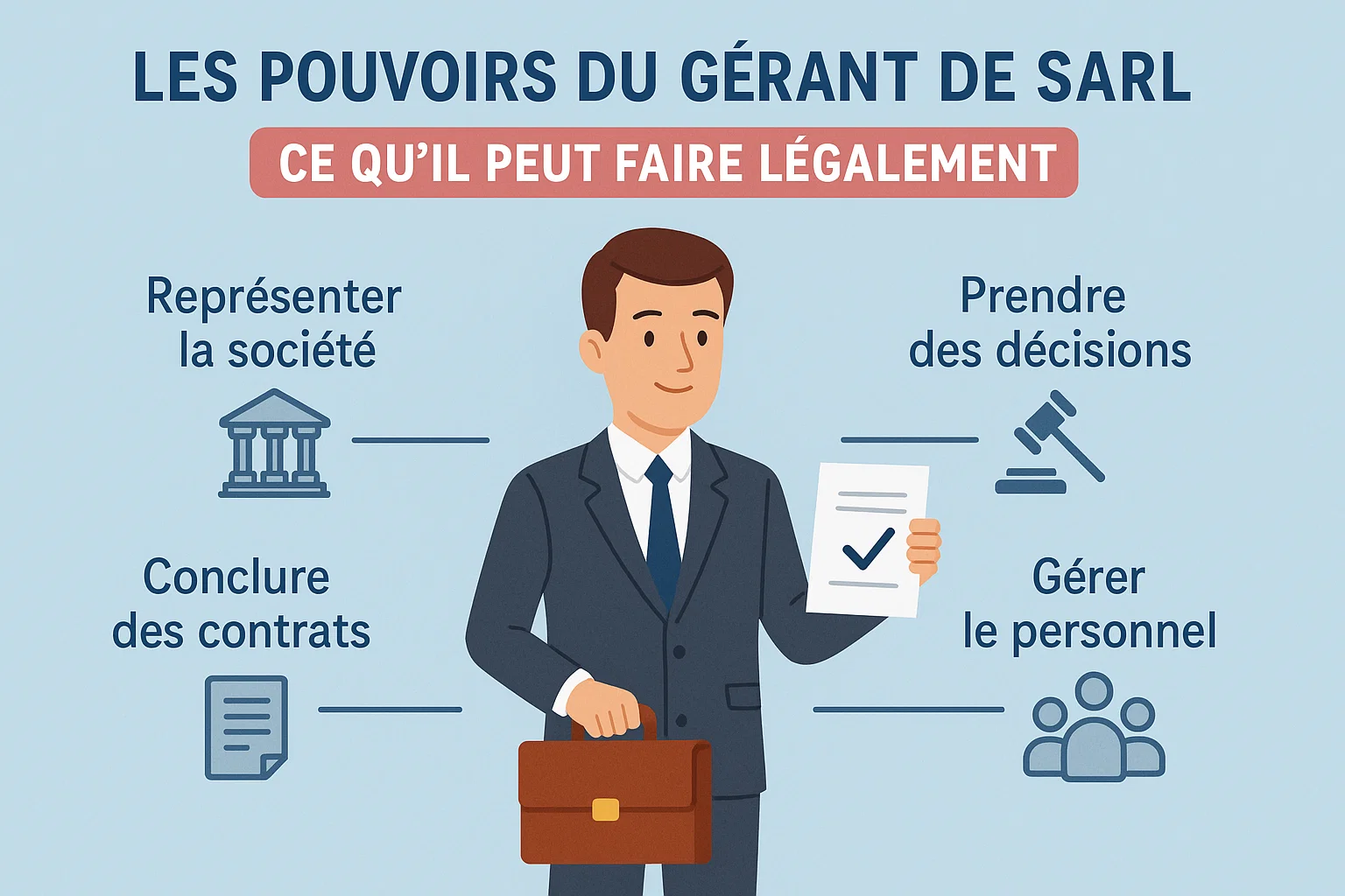 Les pouvoirs du gérant de SARL : droits et limites